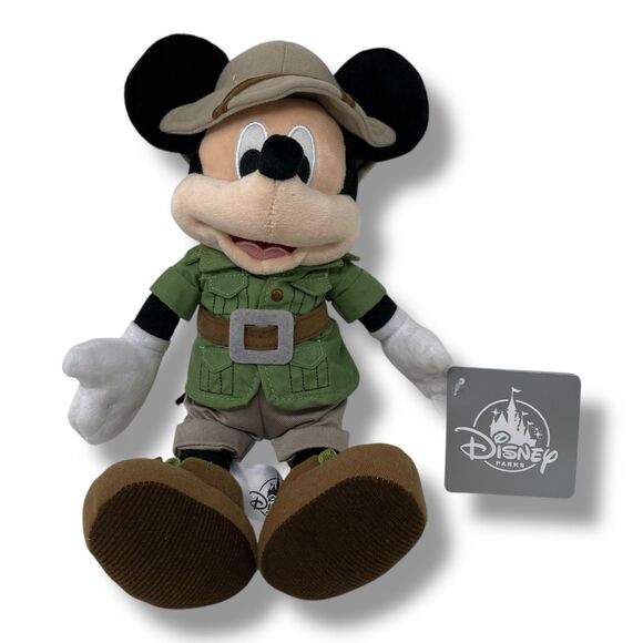 Disney | Toys | Disney Parks Plush Animal Kingdom Mickey Mouse Safari ...